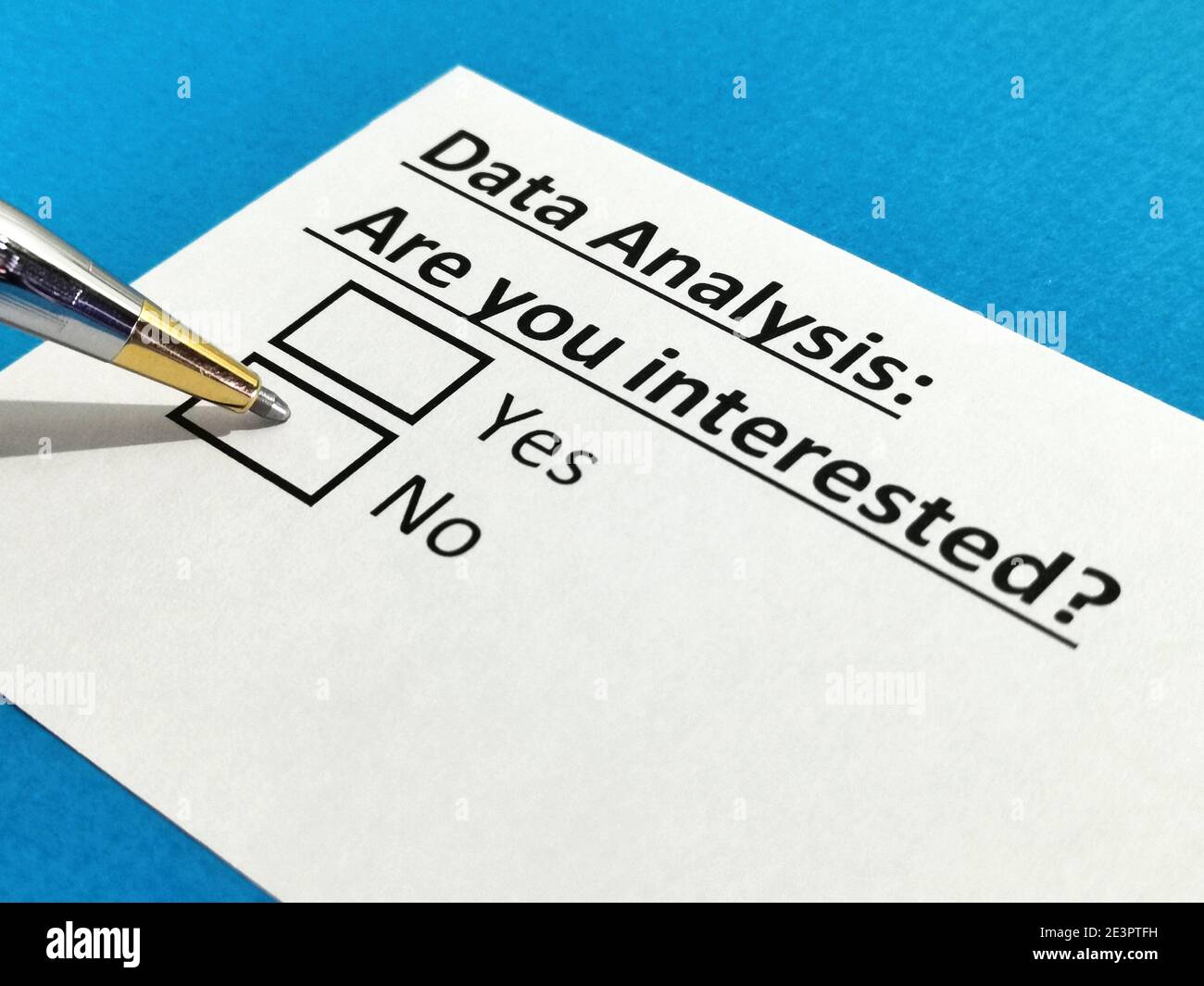Analysis answering hi-res stock photography and images - Alamy