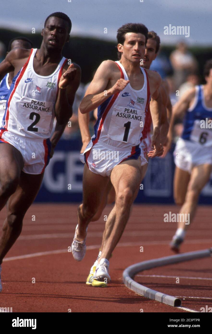 Athletics sebastian coe hi-res stock photography and images - Alamy