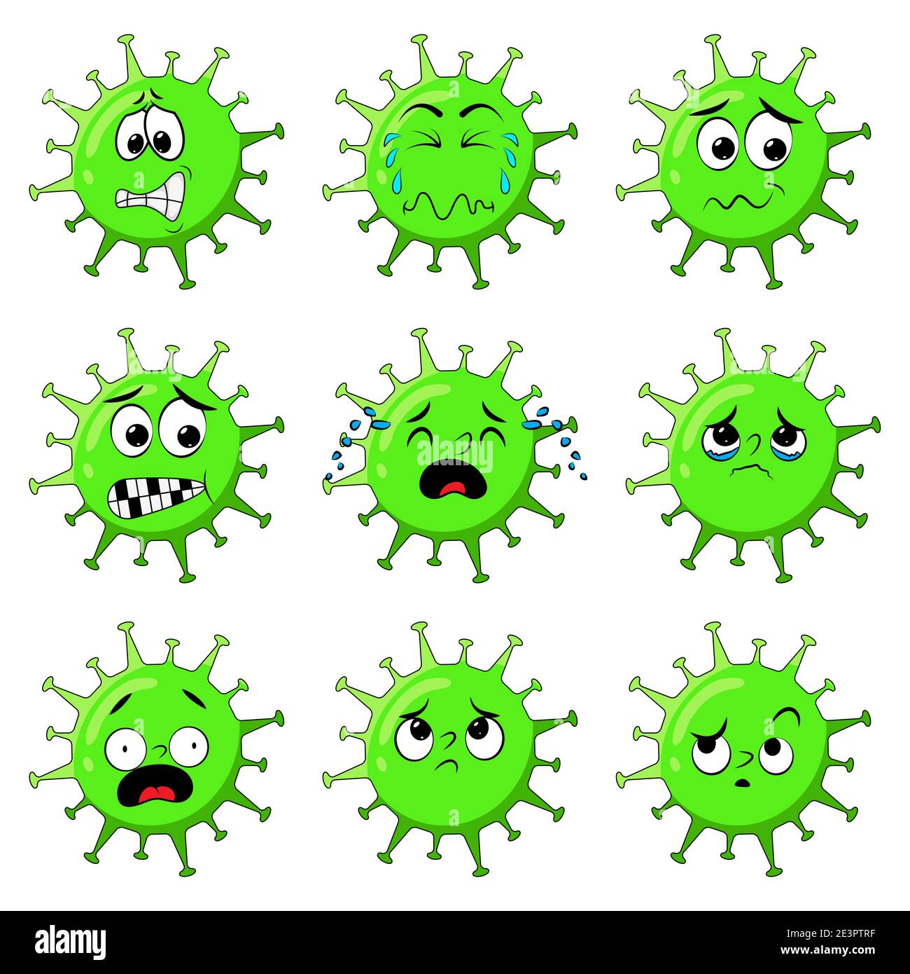 Stressed virus Stock Vector Images - Alamy