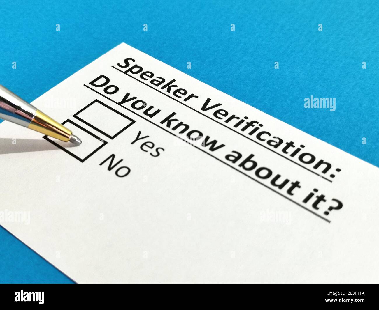 Speaker Verification High Resolution Stock Photography and Images - Alamy