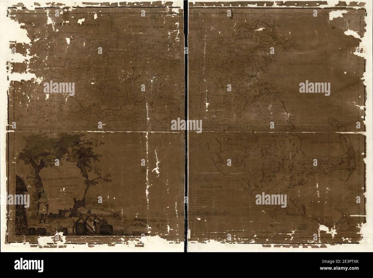 Map of Massachusetts proper compiled from actual surveys made by order ...