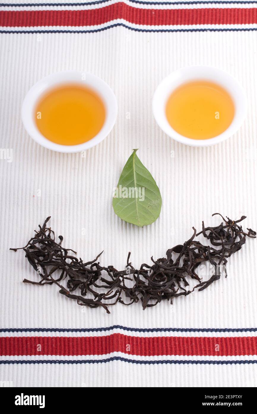 Portrait of Tea smiley face high quality photo Stock Photo - Alamy