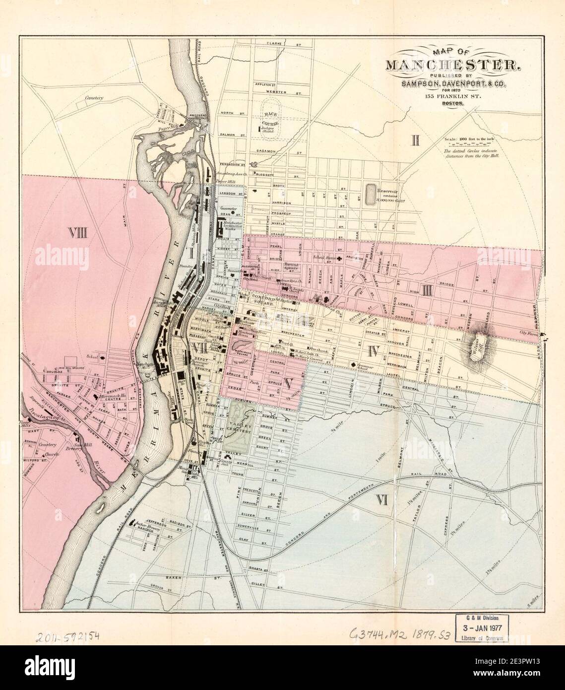 Map of Manchester Stock Photo - Alamy