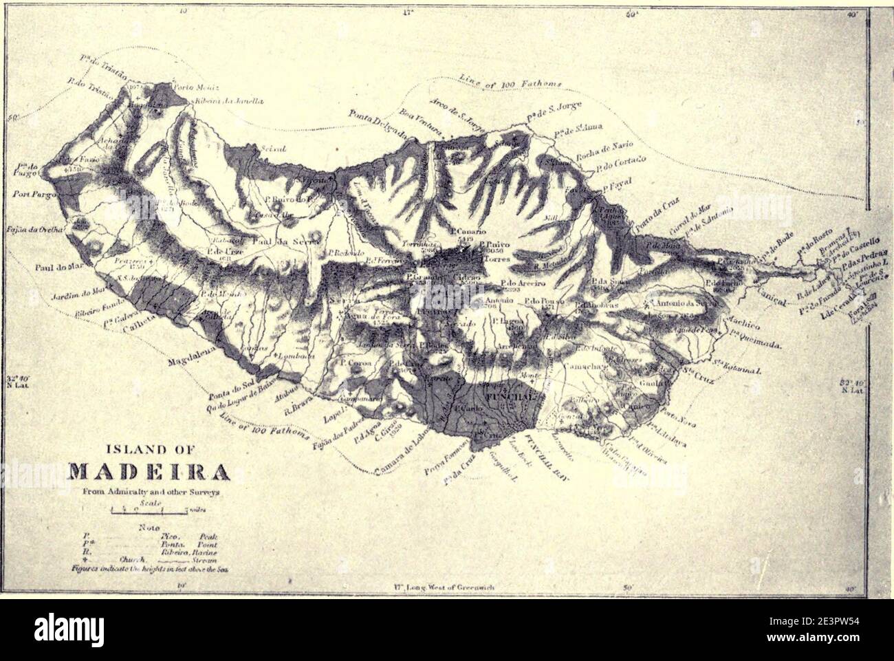 Map of madeira hi-res stock photography and images - Alamy