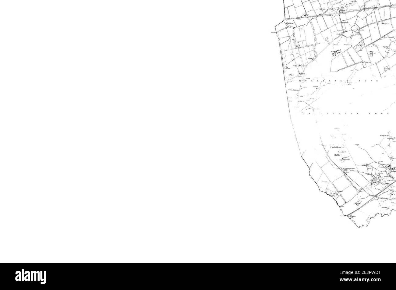Map of Linlithgowshire Sheet 011, Ordnance Survey, 1856 Stock Photo - Alamy