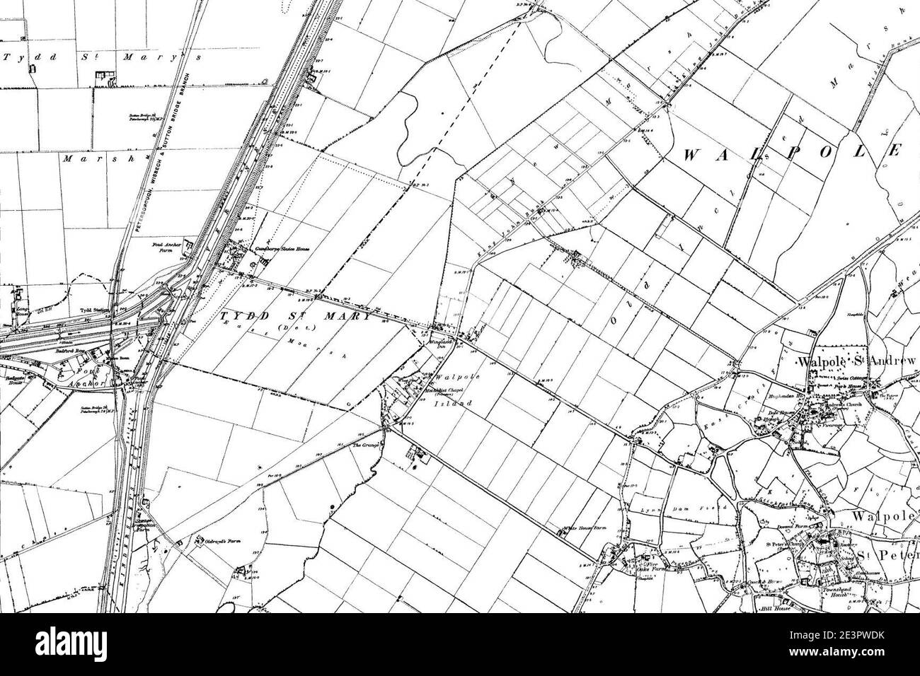 Map of Lincolnshire OS Map name 144-SE, Ordnance Survey, 1886-1897 ...