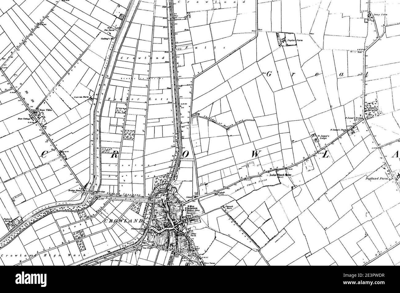 Map of Lincolnshire OS Map name 148-SW, Ordnance Survey, 1886-1897 ...