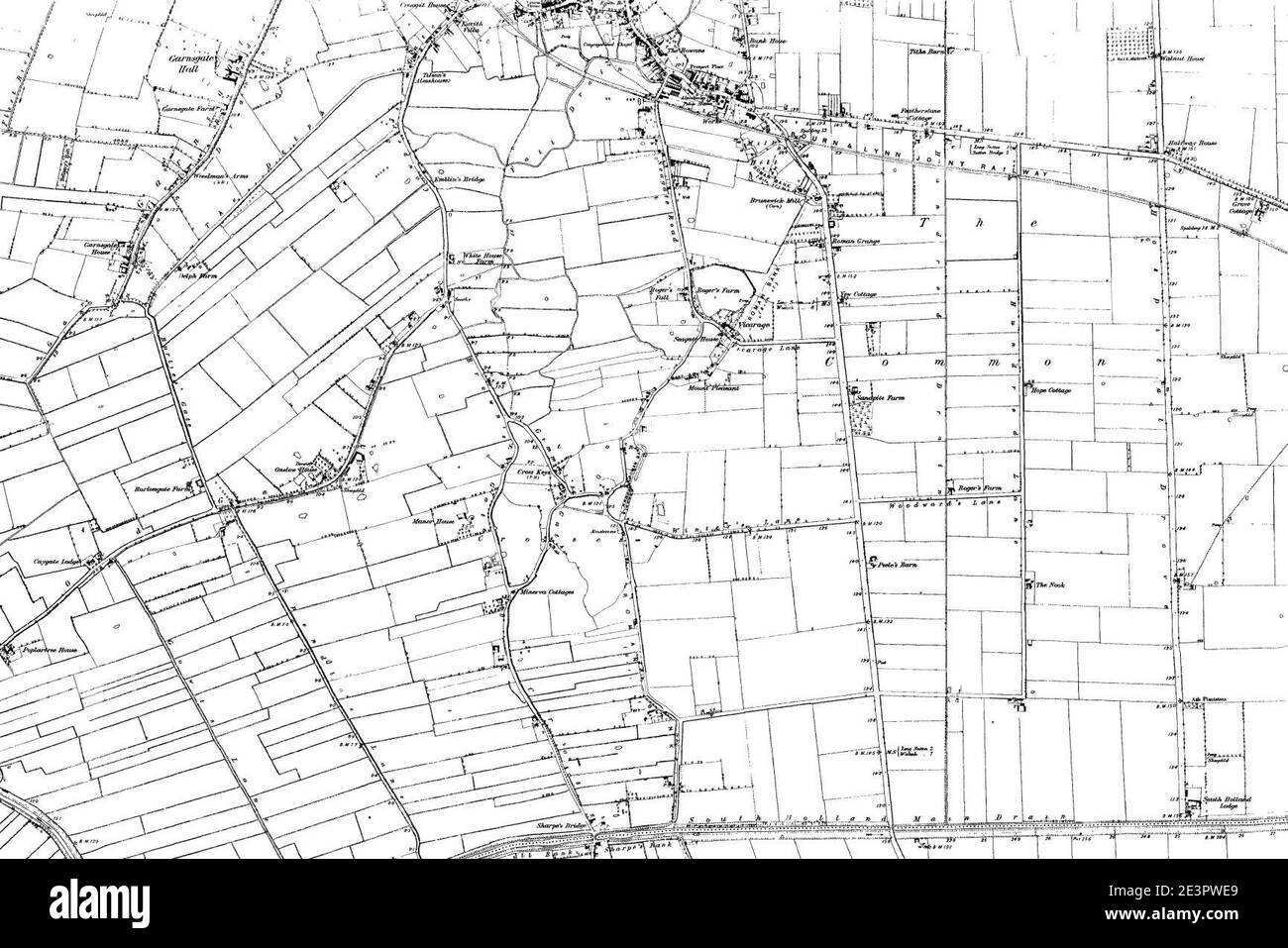 Map of Lincolnshire OS Map name 144-NW, Ordnance Survey, 1886-1897 ...