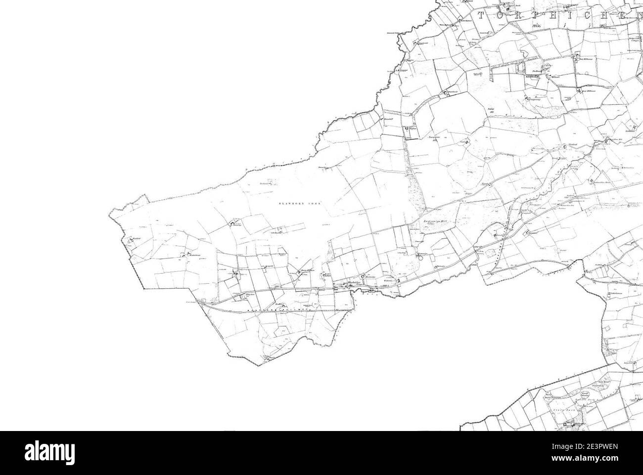 Map of Linlithgowshire Sheet 008, Ordnance Survey, 1856 Stock Photo - Alamy