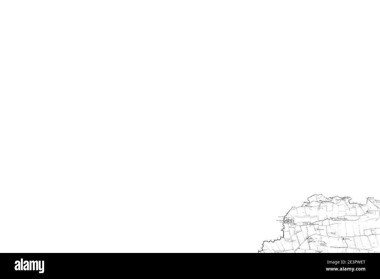 Map of Linlithgowshire Sheet 004, Ordnance Survey, 1856 Stock Photo - Alamy
