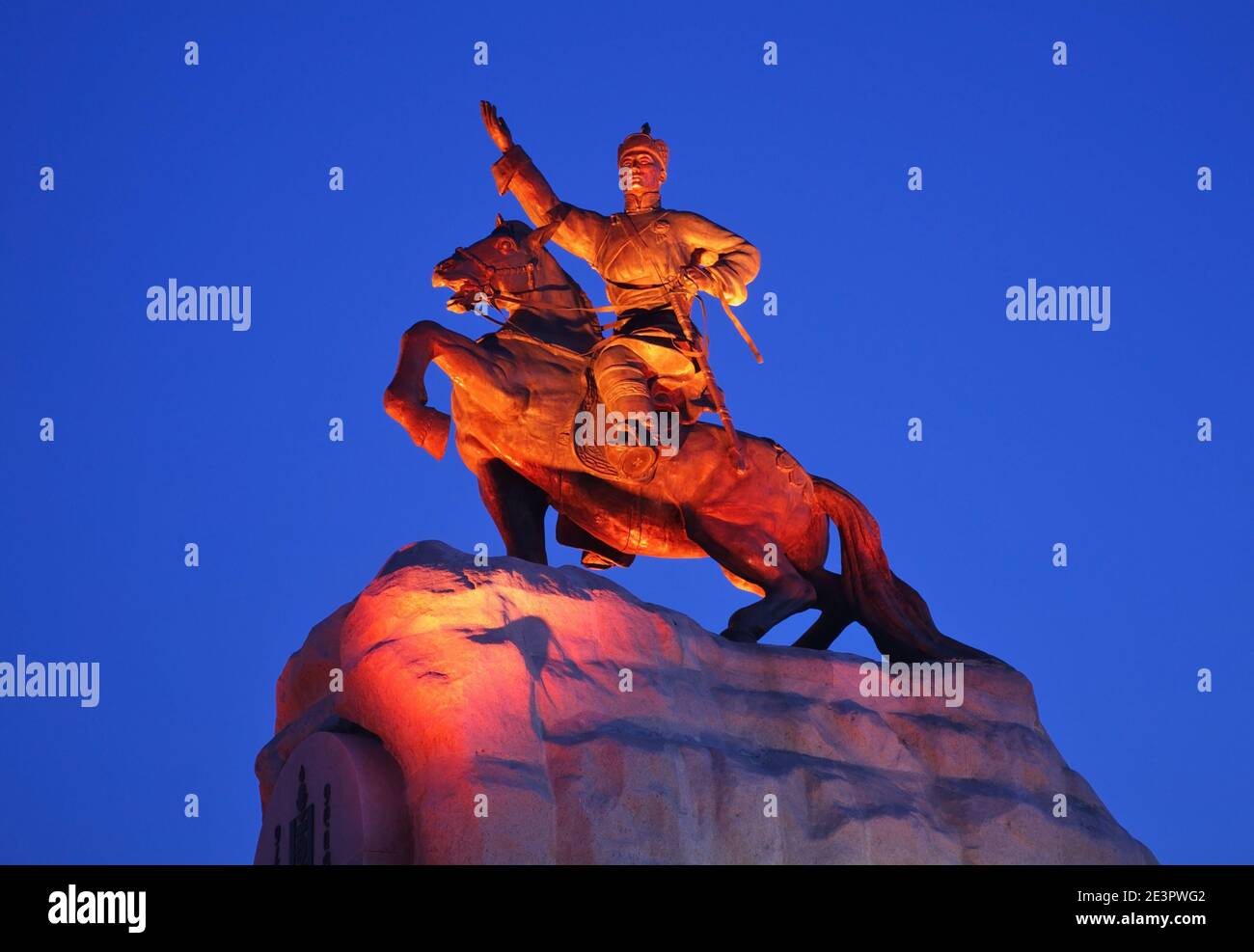 Monument to chinggis khaan hi-res stock photography and images - Alamy