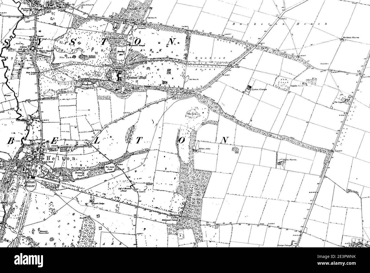Map of Lincolnshire OS Map name 114-NW, Ordnance Survey, 1886-1897 ...