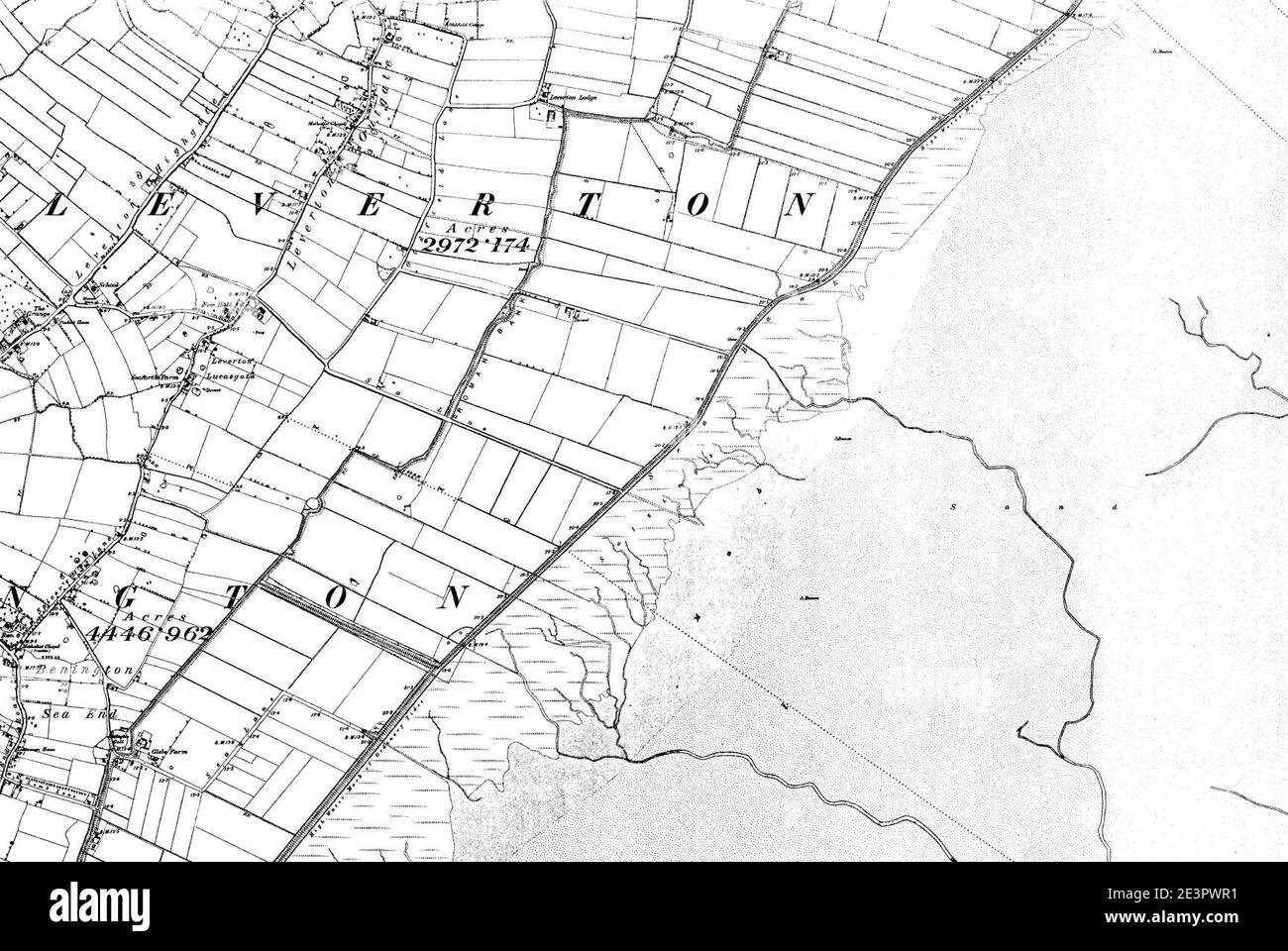 Map of Lincolnshire OS Map name 110-NW, Ordnance Survey, 1886-1897 ...