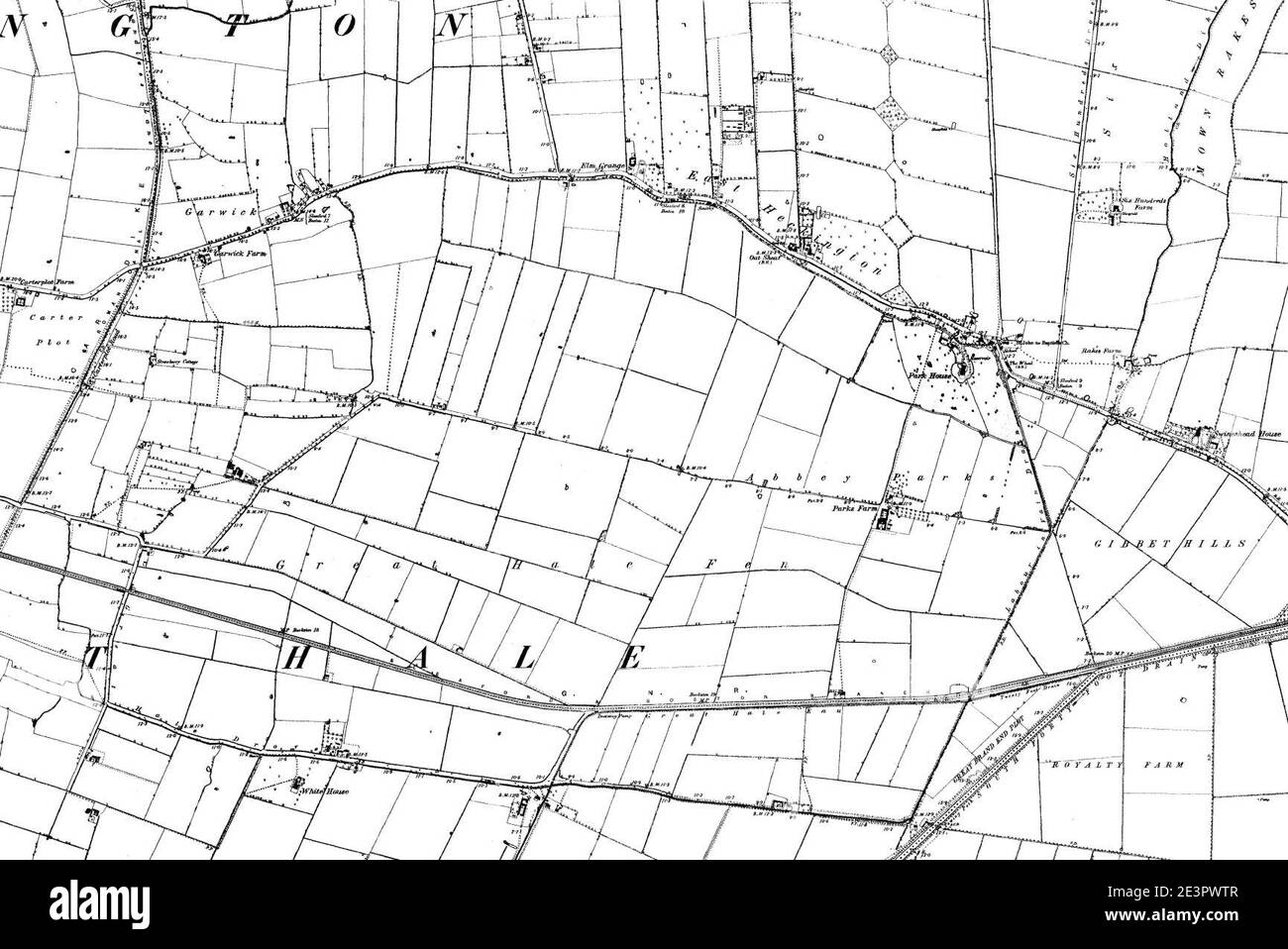 Map of Lincolnshire OS Map name 107-SE, Ordnance Survey, 1886-1897 ...