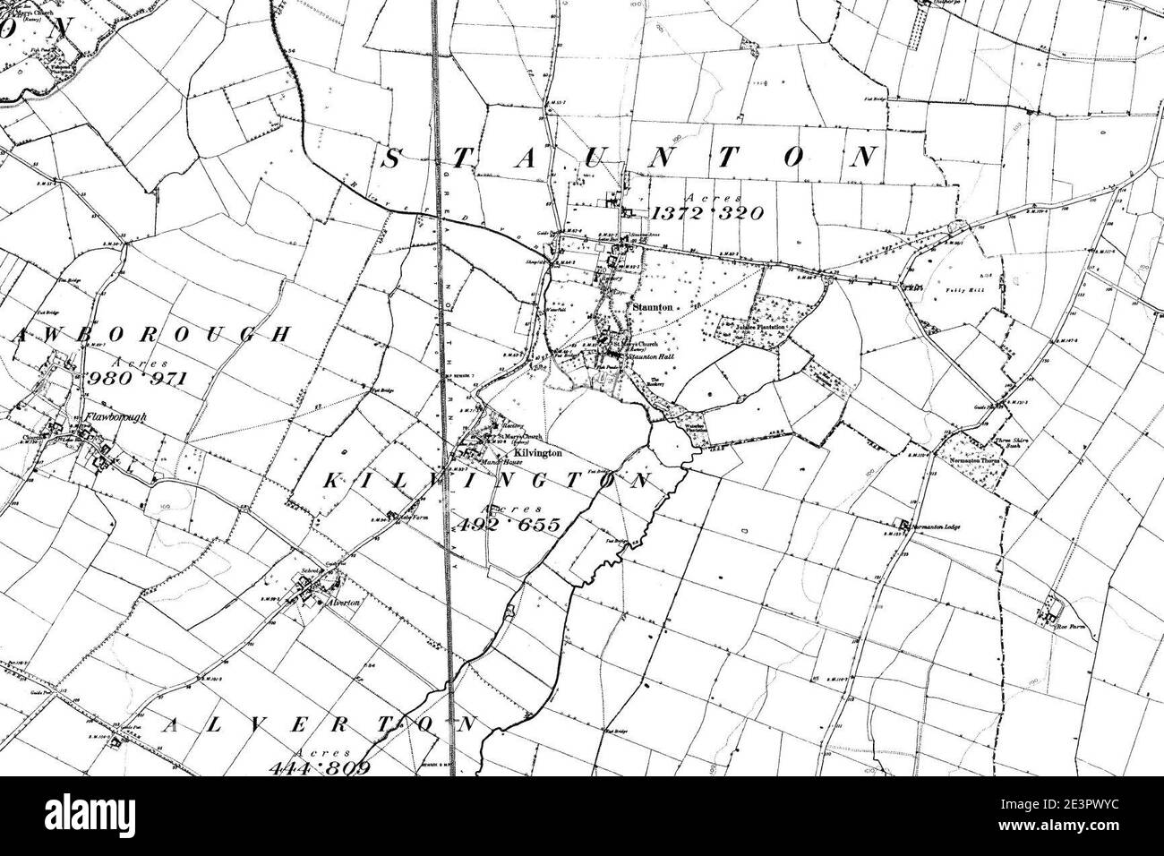 Map of Lincolnshire OS Map name 103-SE, Ordnance Survey, 1886-1897 ...