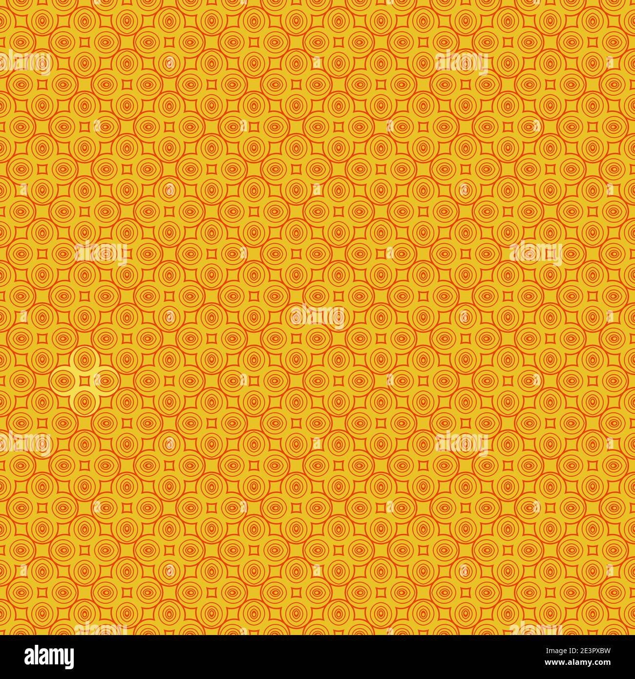 IIllustration with repetitive geometric shapes, trendy color # FFCC66 ...