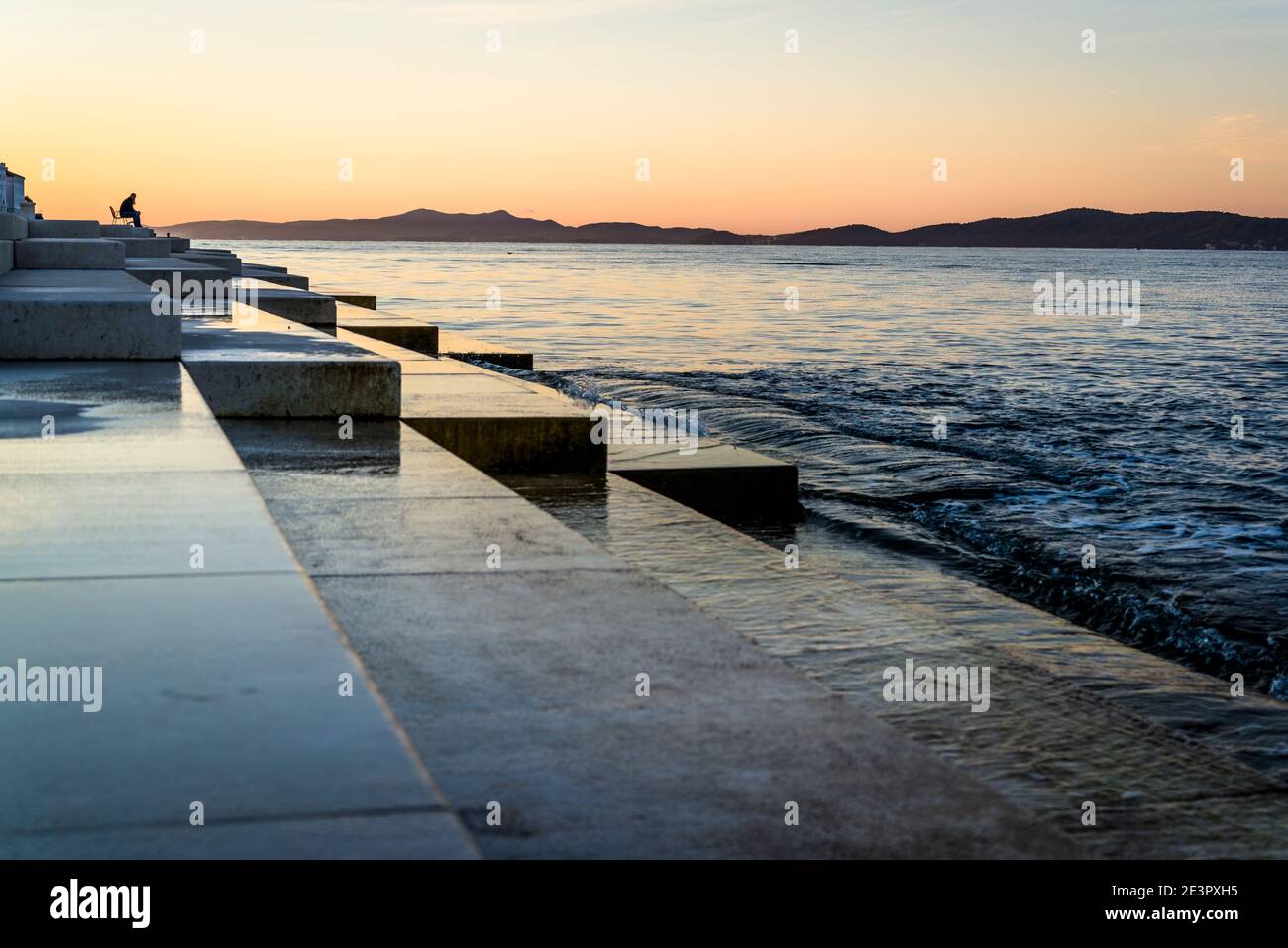 The sea organ is an architectural sound art object hi-res stock ...