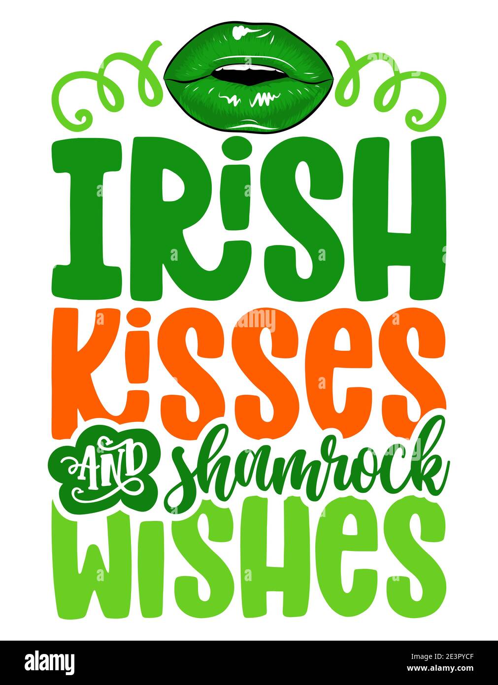 Irish kisses Stock Vector Images - Alamy