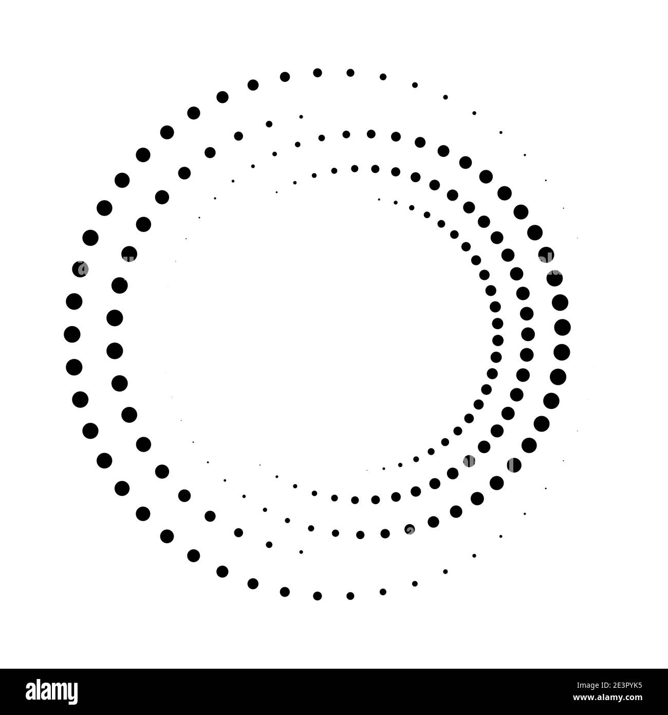 Dot circle pattern vector halftone. Circular burst dot halftone round ... Dot circle pattern vector halftone. Circular burst dot halftone round ...