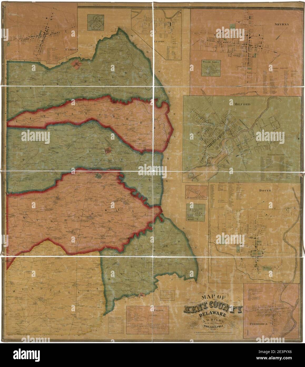 Map of kent hi-res stock photography and images - Alamy