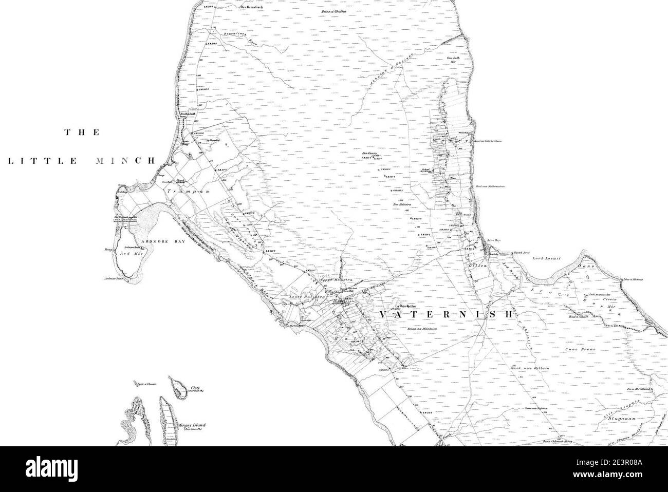 Vintage Map Of The Isle Of Skye High Resolution Stock Photography and ...