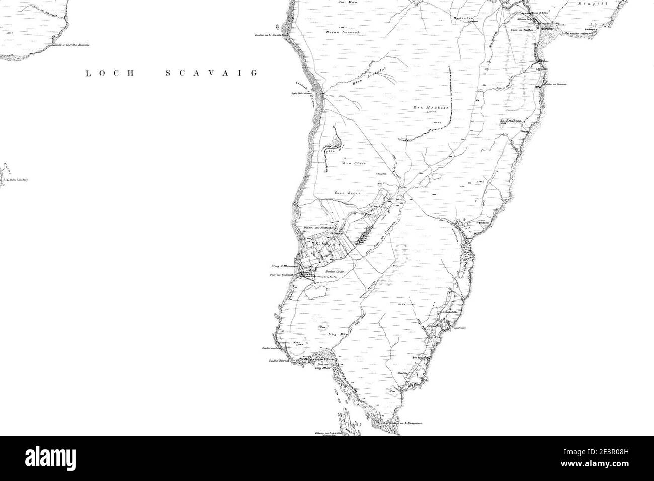 Vintage Map Of The Isle Of Skye High Resolution Stock Photography and ...
