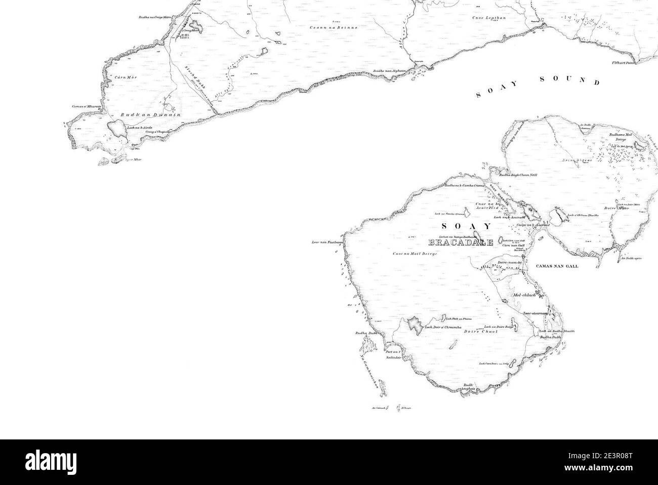 Vintage Map Of The Isle Of Skye High Resolution Stock Photography and ...