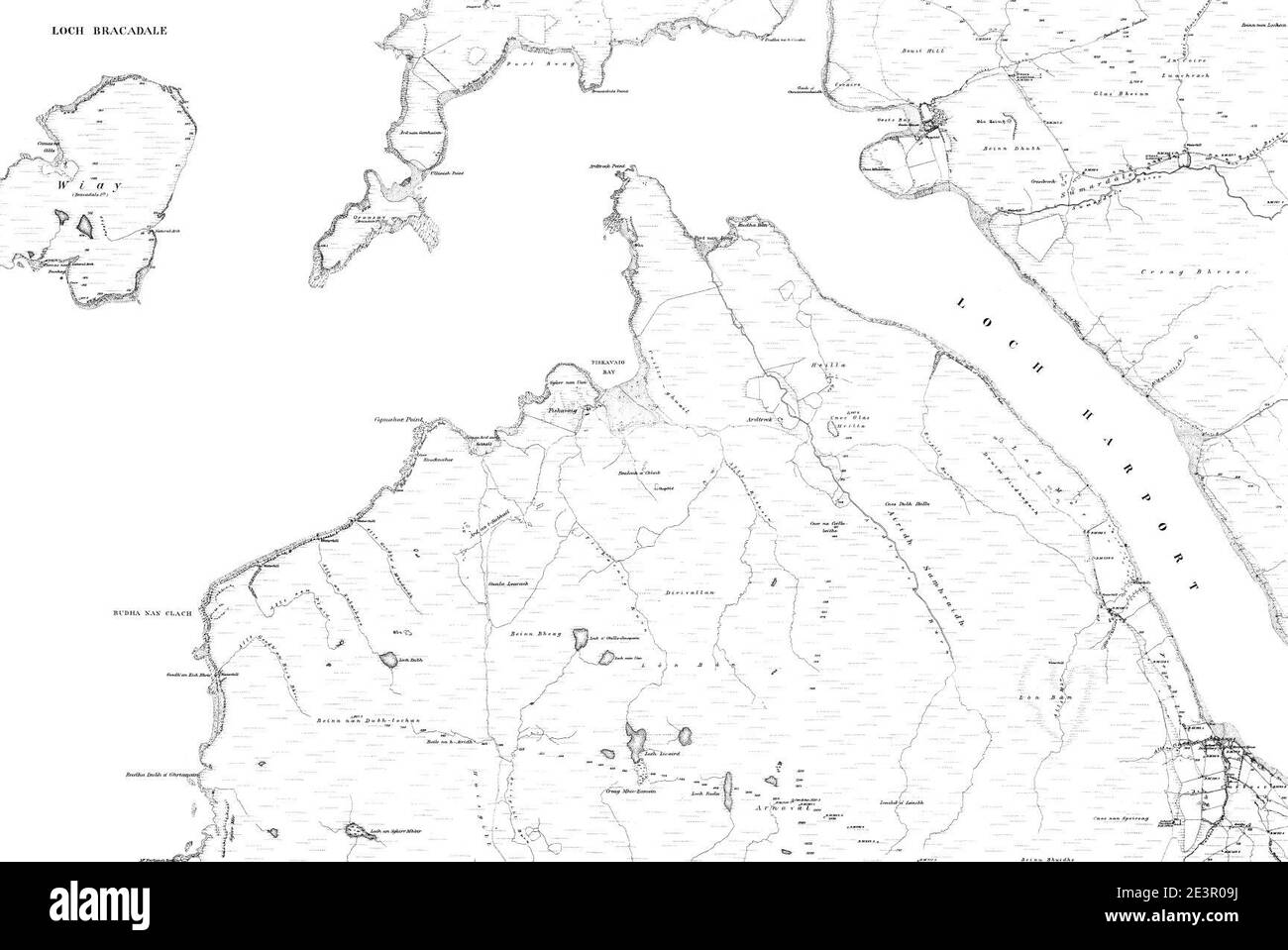 Map of isle of skye hi-res stock photography and images - Alamy