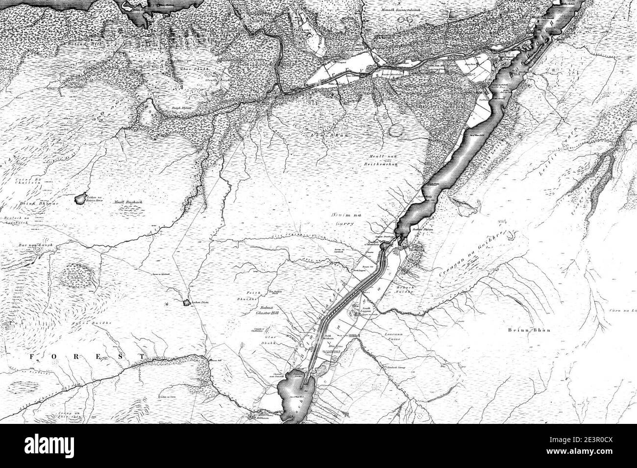 Map of Inverness-shire & Skye Sheet 097, Ordnance Survey, 1872-1881 1 ...