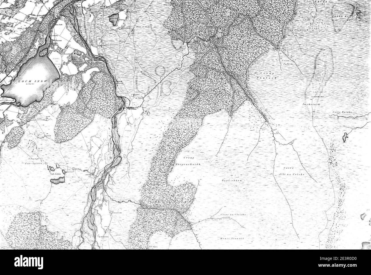 Map of Inverness-shire & Skye Sheet 088, Ordnance Survey, 1872-1881 ...