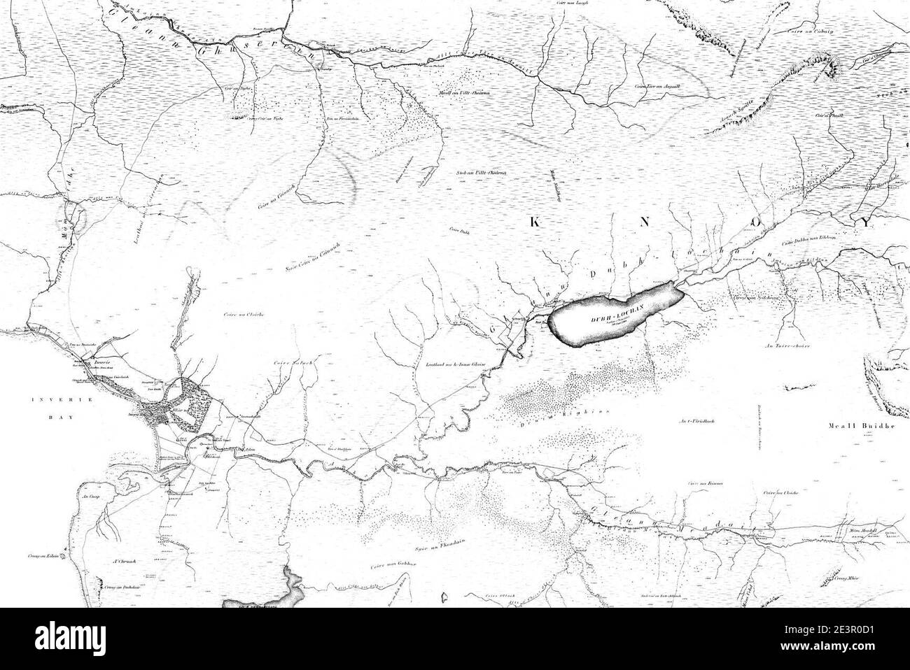 Map of Inverness-shire & Skye Sheet 092, Ordnance Survey, 1872-1881 1 ...
