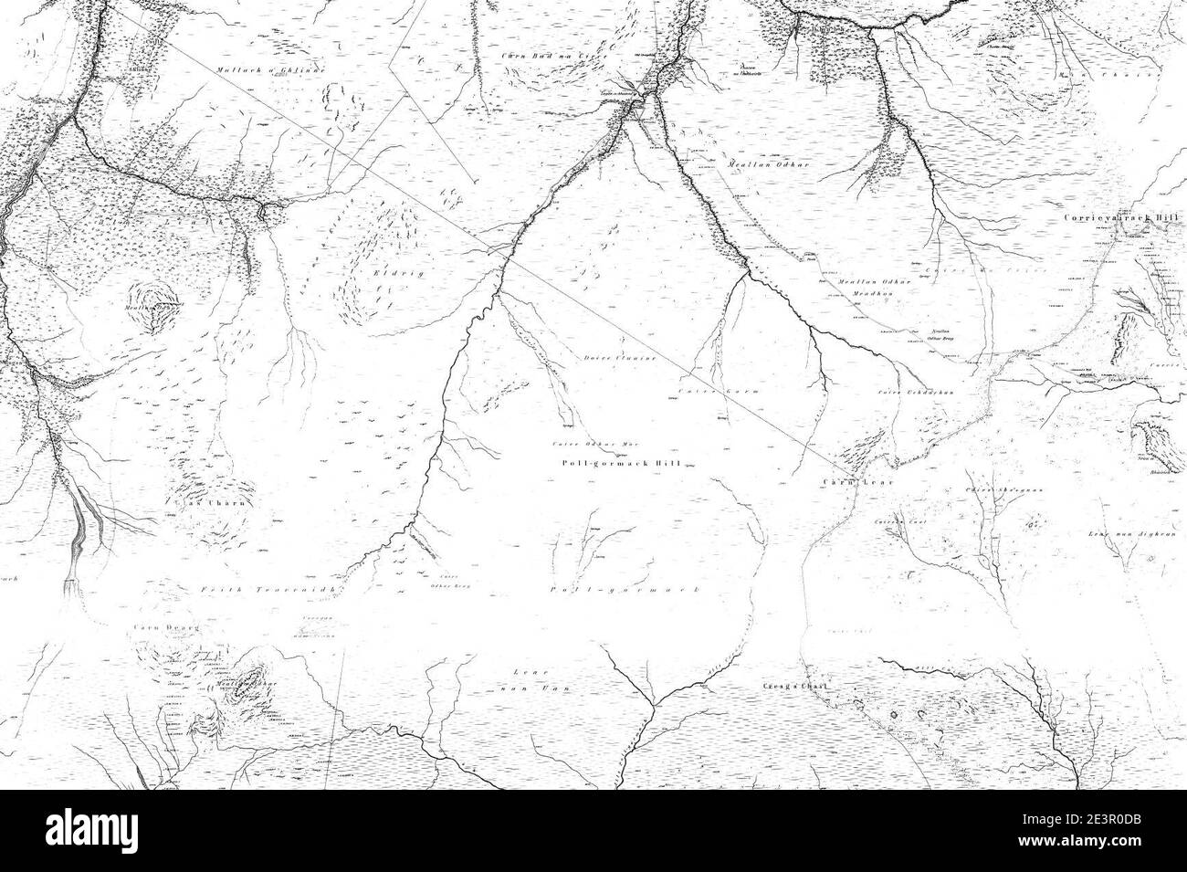 Map of Inverness-shire & Skye Sheet 098, Ordnance Survey, 1872-1881 ...