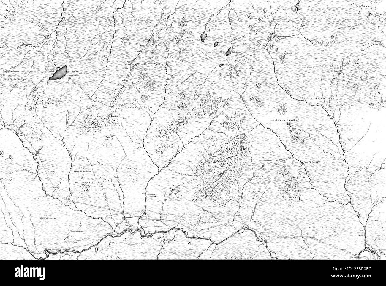 Map of Inverness-shire & Skye Sheet 099, Ordnance Survey, 1872-1881 ...