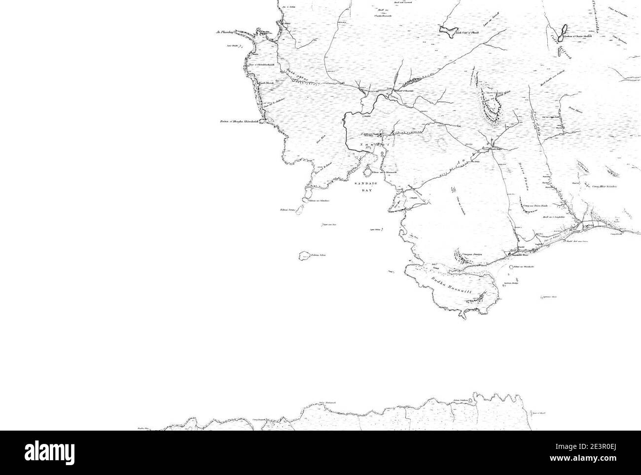 Map of Inverness-shire & Skye Sheet 091, Ordnance Survey, 1872-1881 ...