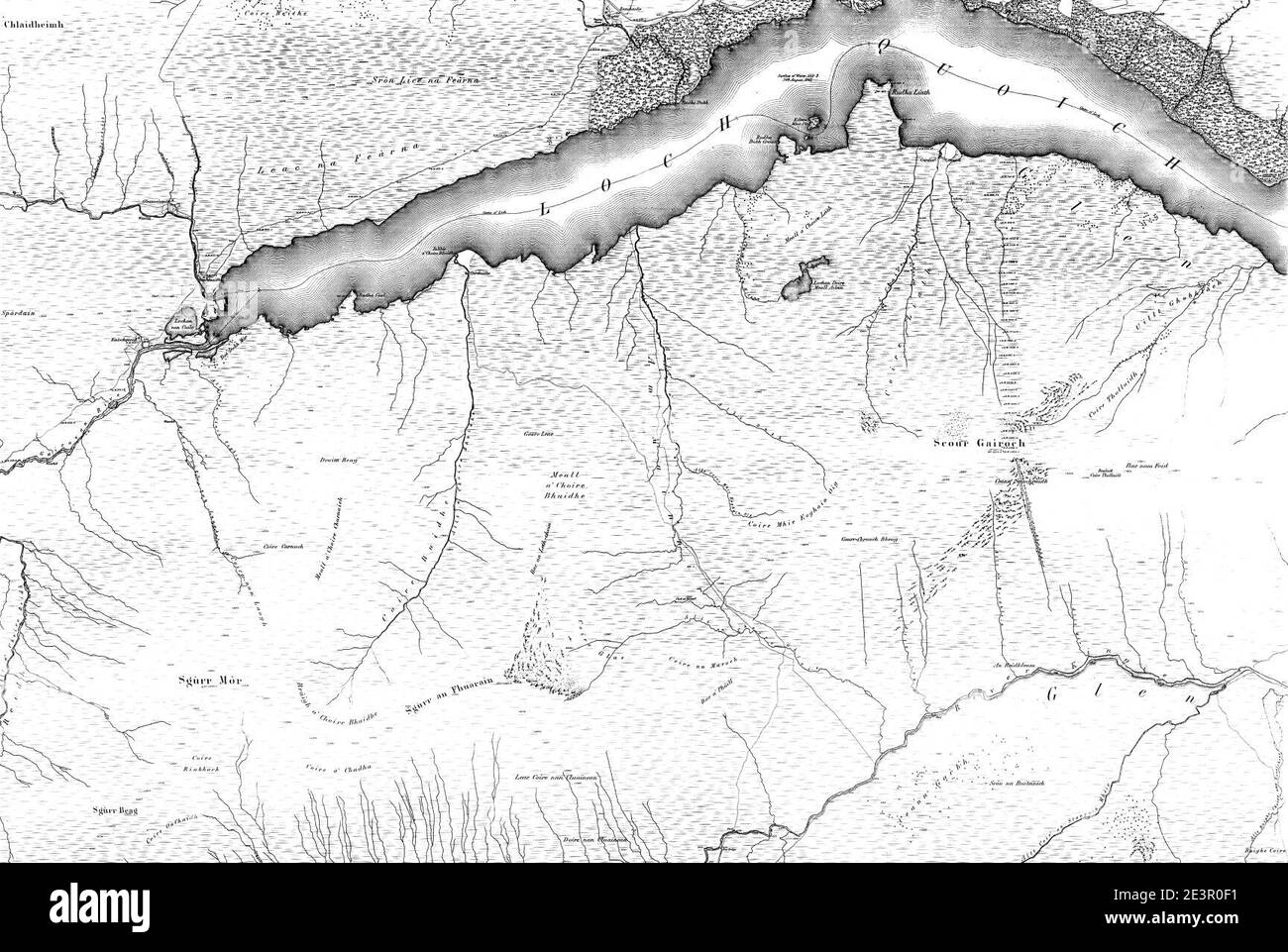 Map of Inverness-shire & Skye Sheet 094, Ordnance Survey, 1872-1881 1 ...
