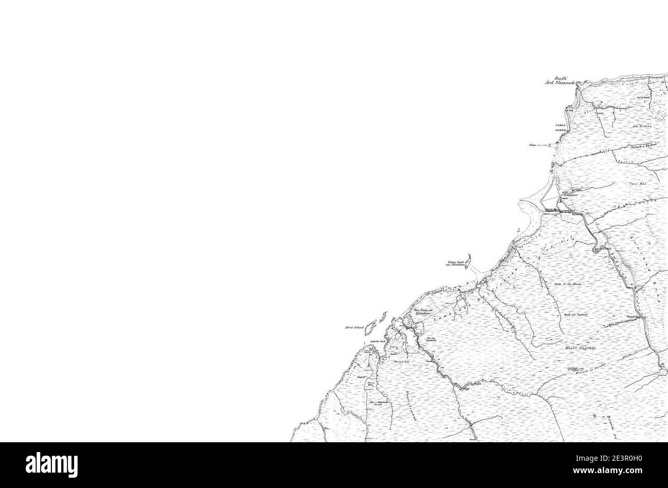 Map of Inverness-shire & Skye Sheet 076, Ordnance Survey, 1872-1881 1 ...