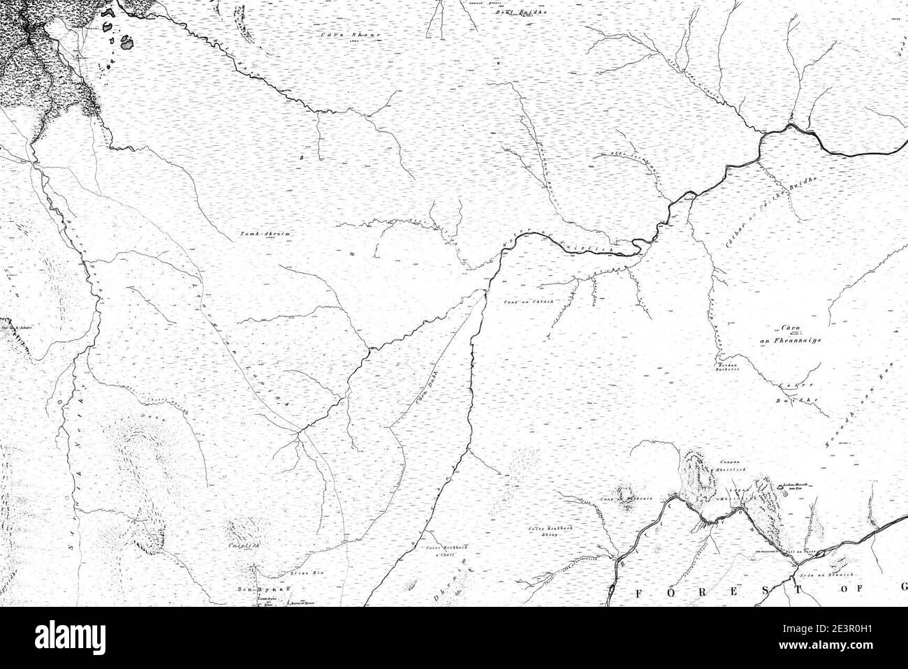 Map of Inverness-shire & Skye Sheet 075, Ordnance Survey, 1872-1881 1 ...