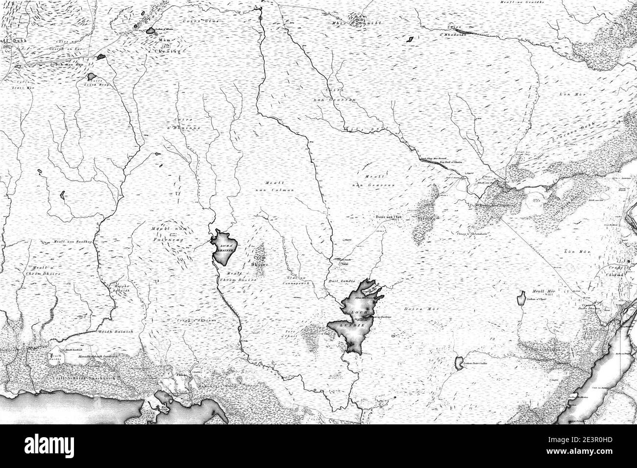 Map of Inverness-shire & Skye Sheet 082, Ordnance Survey, 1872-1881 ...