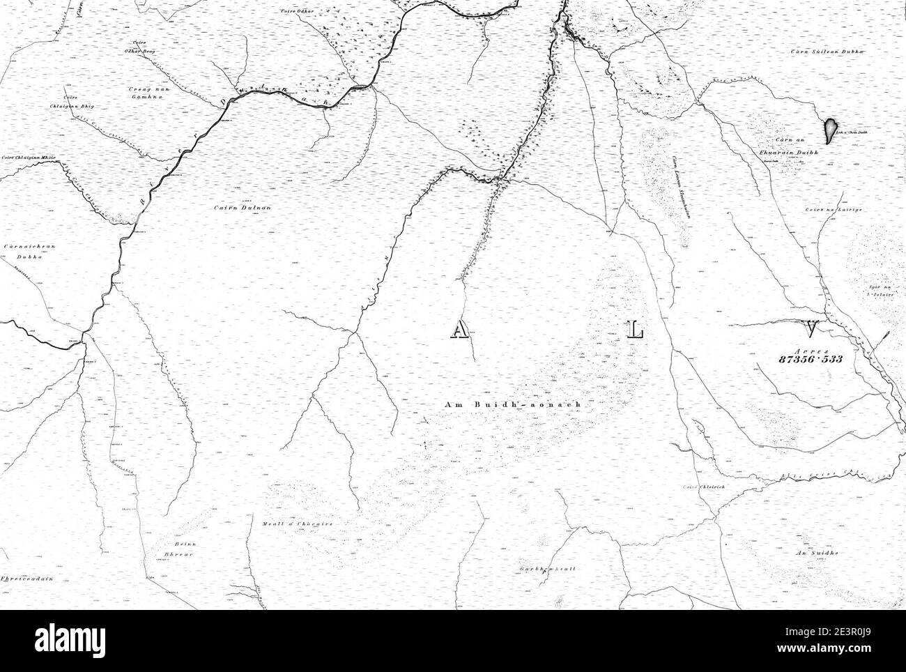 Map of Inverness-shire & Skye Sheet 072, Ordnance Survey, 1872-1881 ...