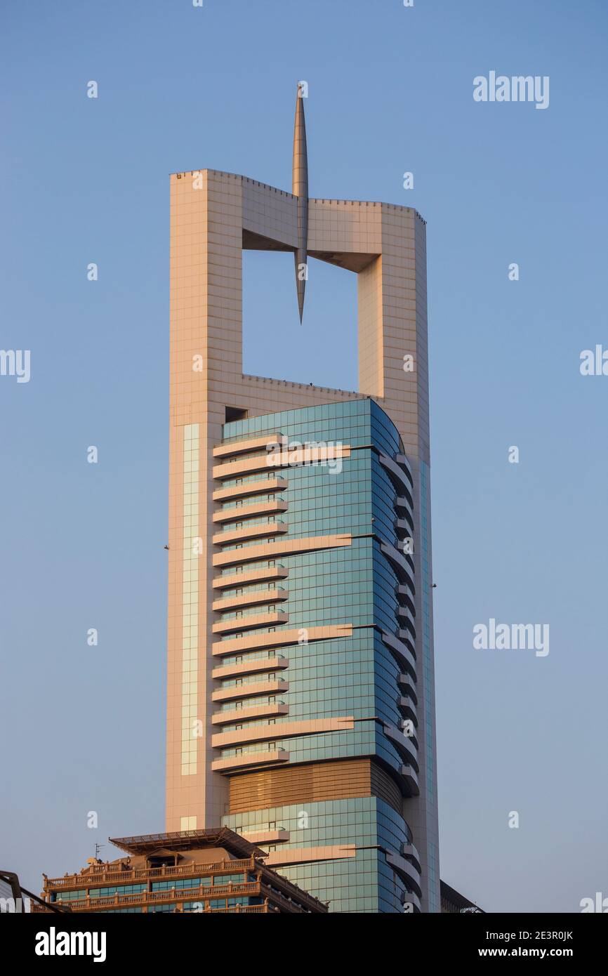 United Arab Emirates, Dubai, Building in Dubai financial area Stock ...
