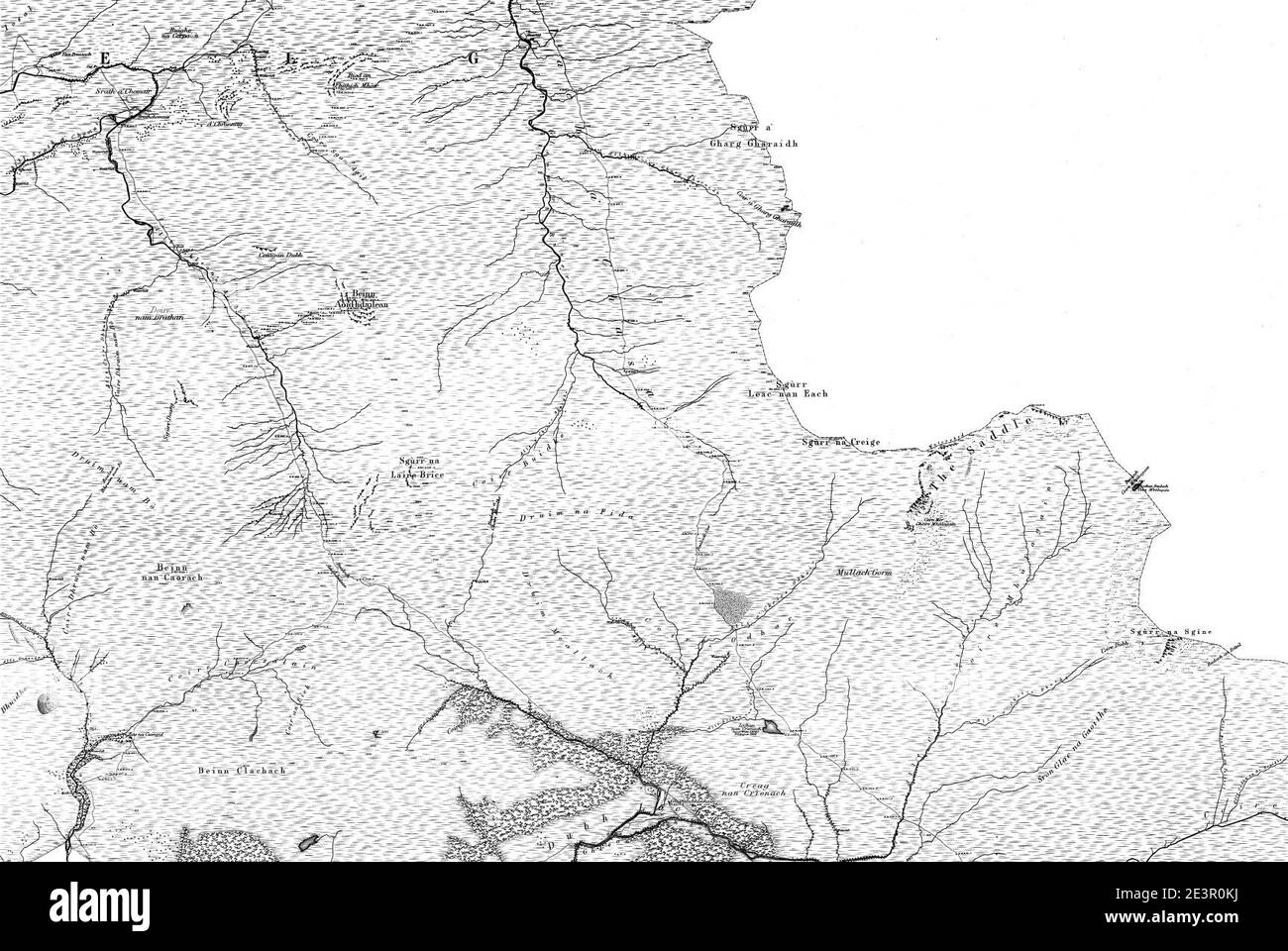 Map of inverness Black and White Stock Photos & Images - Alamy
