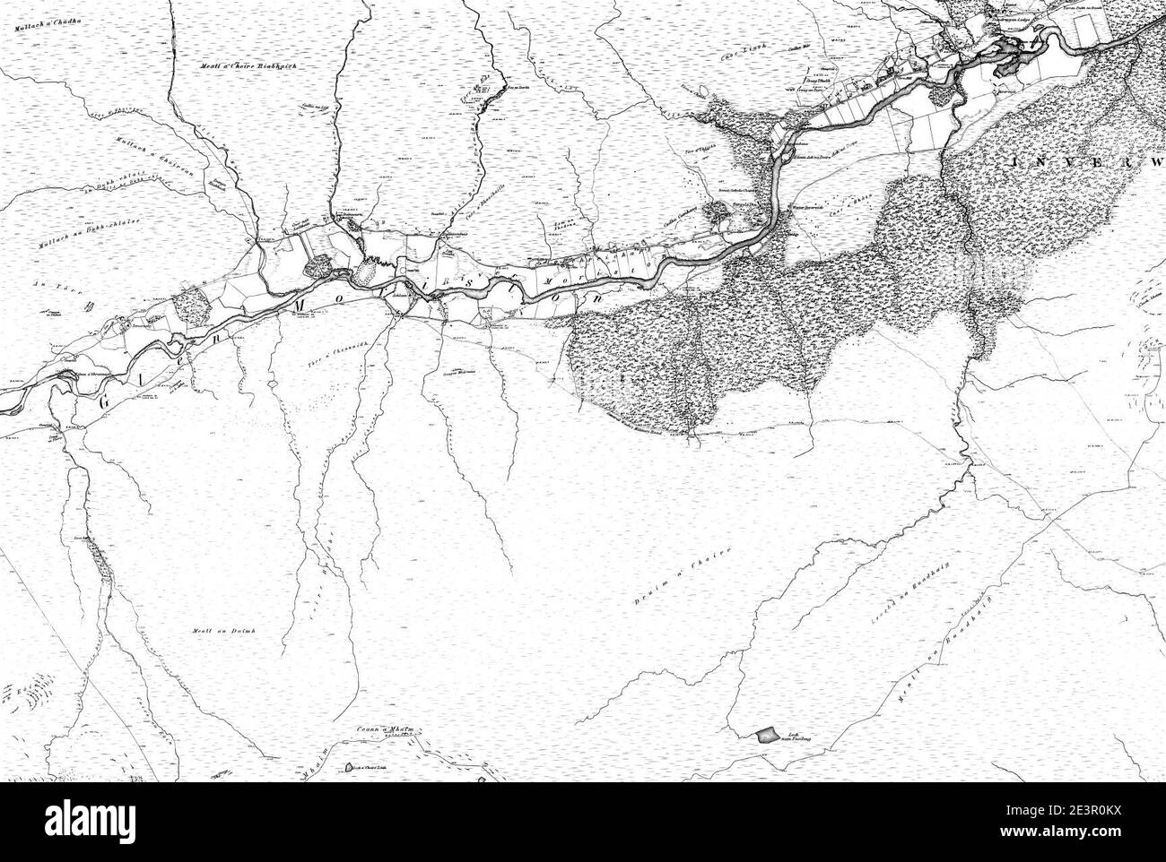 Map of Inverness-shire & Skye Sheet 067, Ordnance Survey, 1872-1881 ...