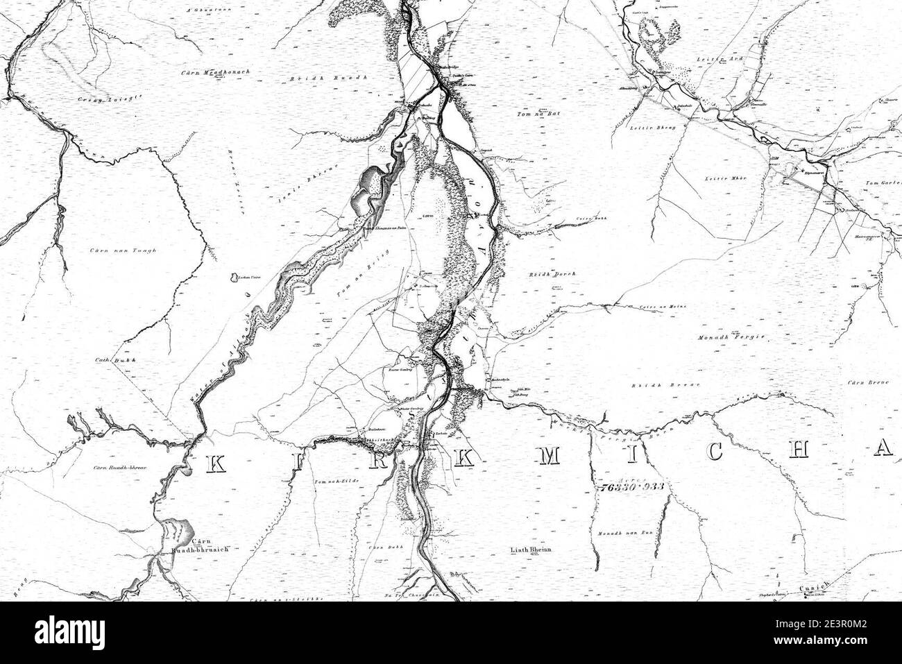 Map of Inverness-shire & Skye Sheet 061, Ordnance Survey, 1872-1881 1 ...