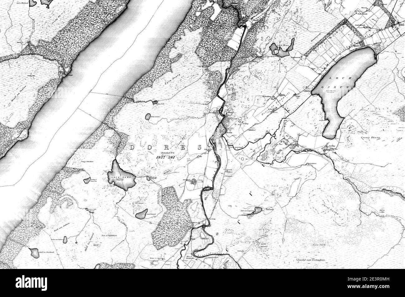 Map of Inverness-shire & Skye Sheet 054, Ordnance Survey, 1872-1881 ...