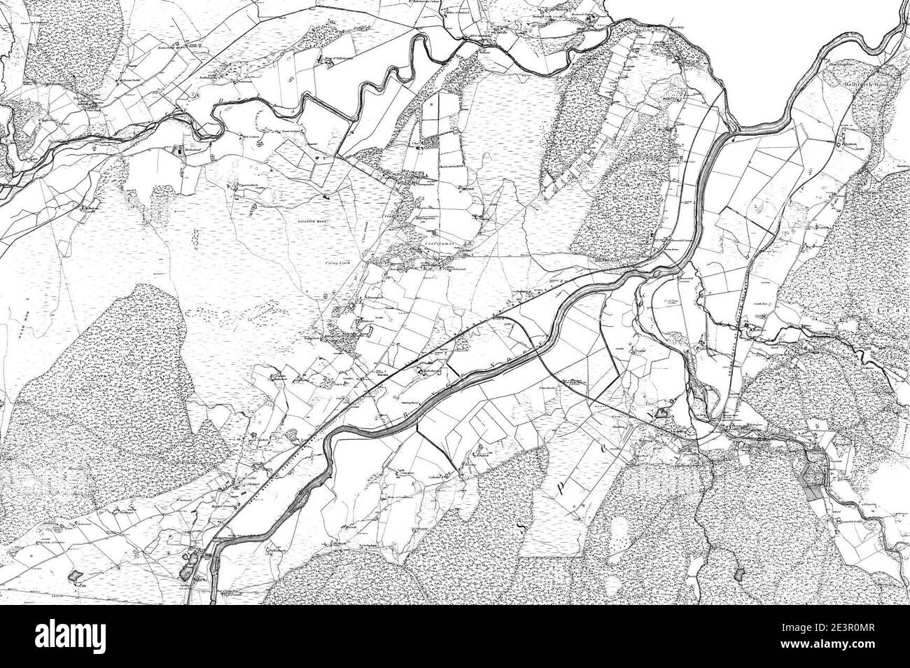 Map of Inverness-shire & Skye Sheet 046, Ordnance Survey, 1872-1881 ...