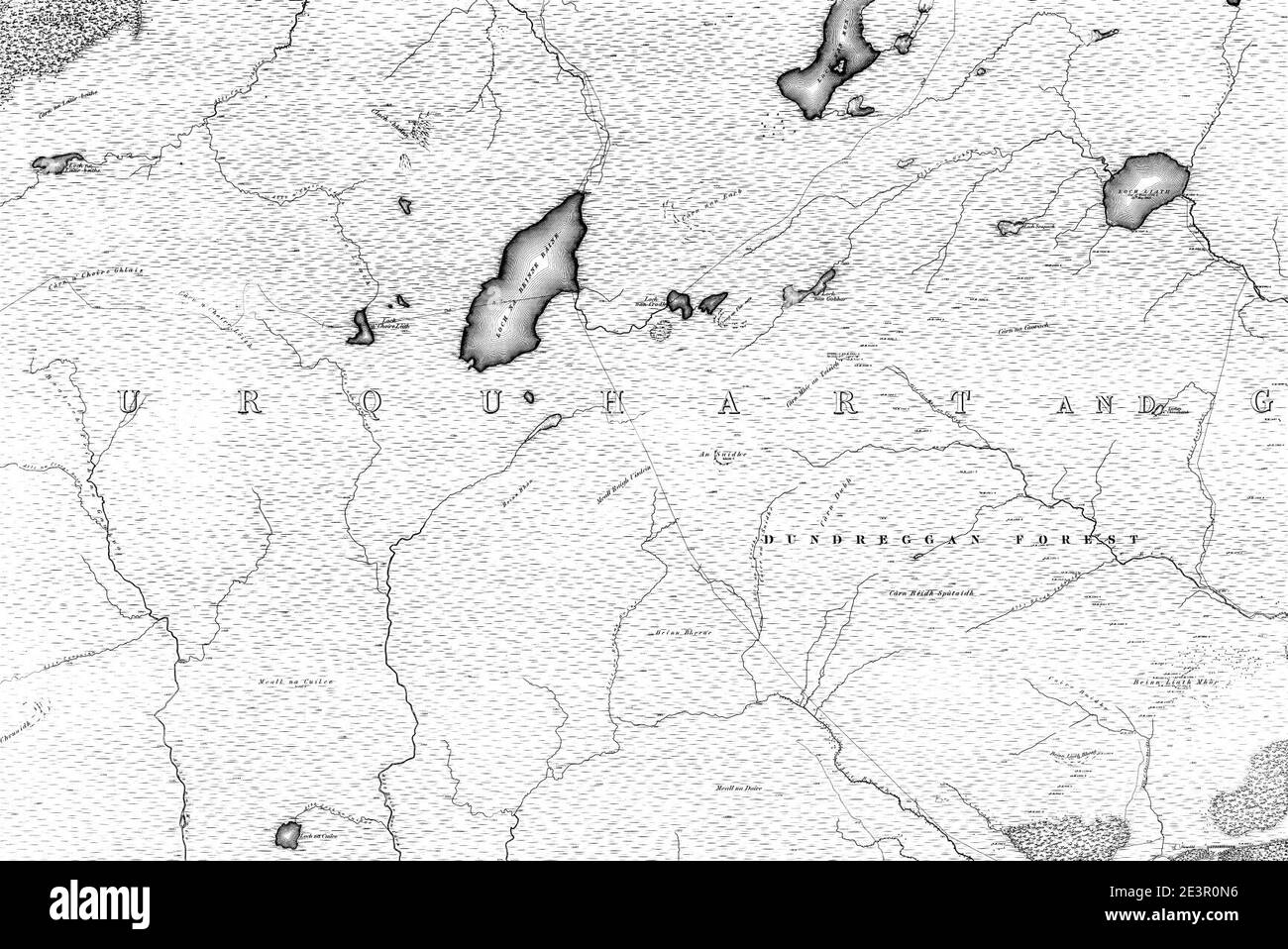 Map of Inverness-shire & Skye Sheet 052, Ordnance Survey, 1872-1881 ...