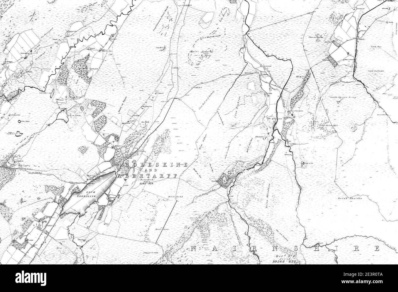 Map of Inverness-shire & Skye Sheet 042, Ordnance Survey, 1872-1881 ...