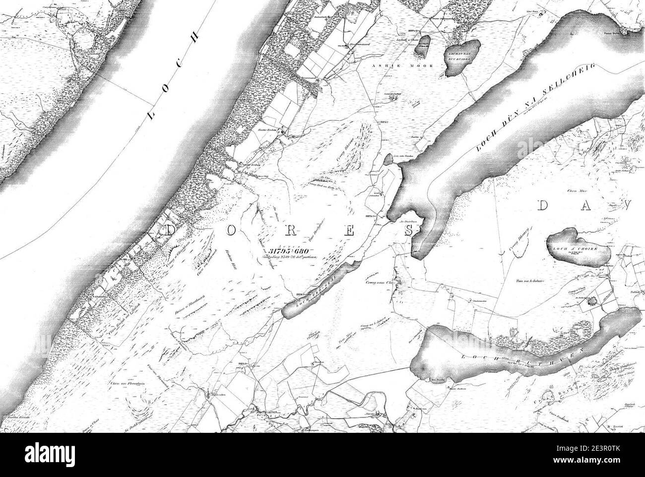 Inverness map Black and White Stock Photos & Images - Alamy