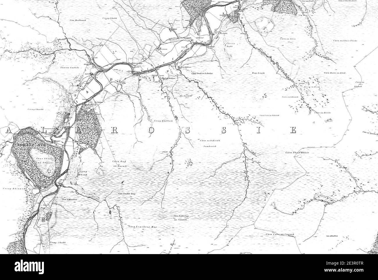Map of Inverness-shire & Skye Sheet 044, Ordnance Survey, 1872-1881 ...