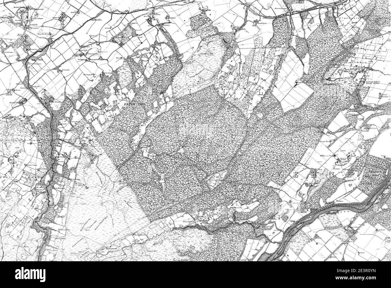 Map of inverness hi-res stock photography and images - Alamy